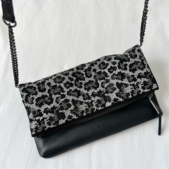 Aldo | Bags | Aldo Leopard Print Rhinestone Crossbody Bag | Poshmark